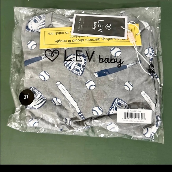 Lev Baby | Pajamas | Lev Baby Chase Baseball Pajamas | Poshmark